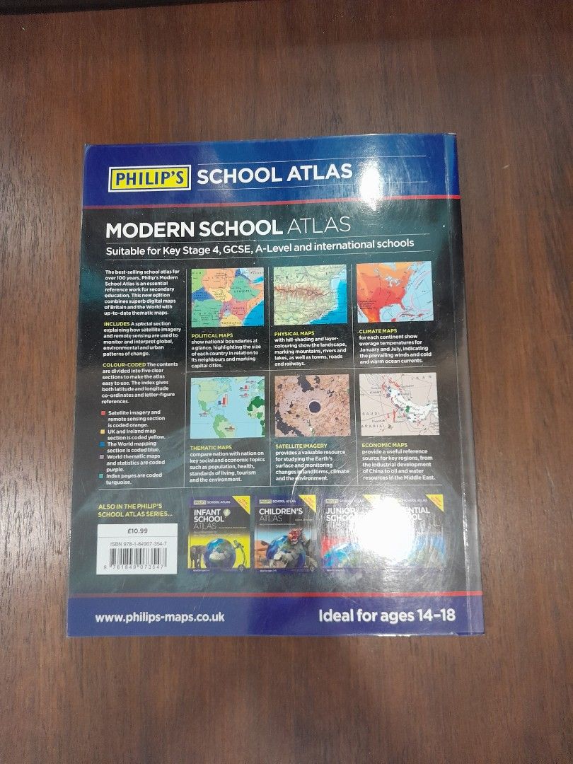 modern school atlas, Hobbies & Toys, Books & Magazines, Textbooks on ...