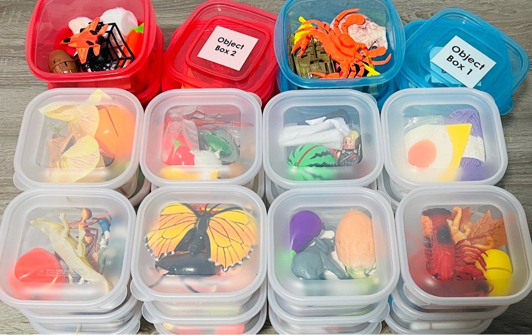 Montessori Phonics Object Boxes, Hobbies & Toys, Toys & Games on Carousell