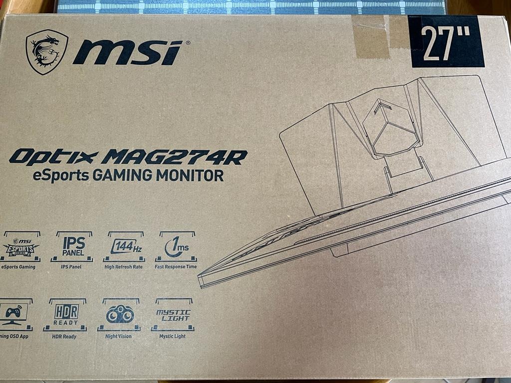 MSI Optix MAG274R eSports Gaming Monitor with Adjustable Stand ...