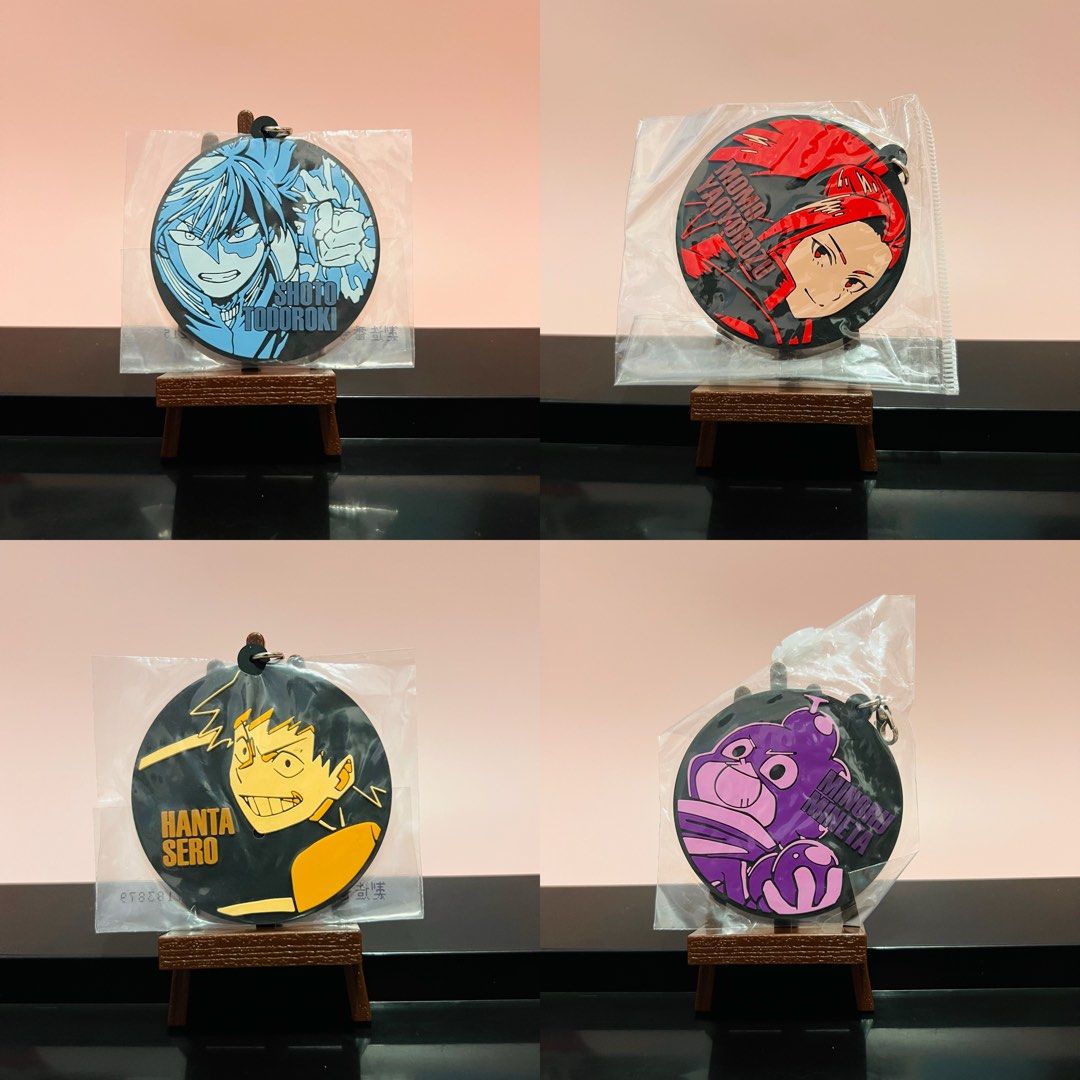 My Hero Academia Rubber Strap 7cm - Php 150 each Shoto Todoroki, Momo ...