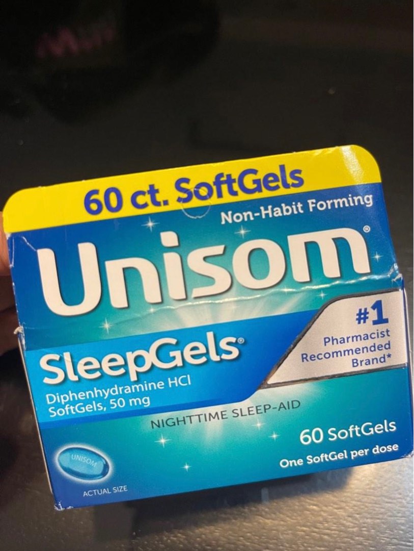 New Unisom Softgels, Health & Nutrition, Health Supplements, Vitamins ...