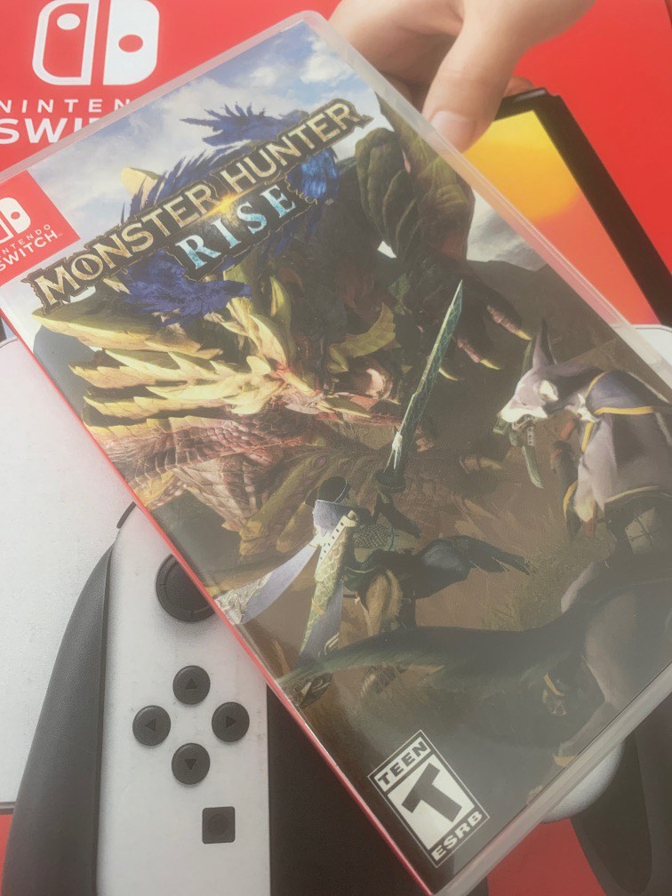 Nintendo switch monster Hunter Rise, Video Gaming, Video Games ...