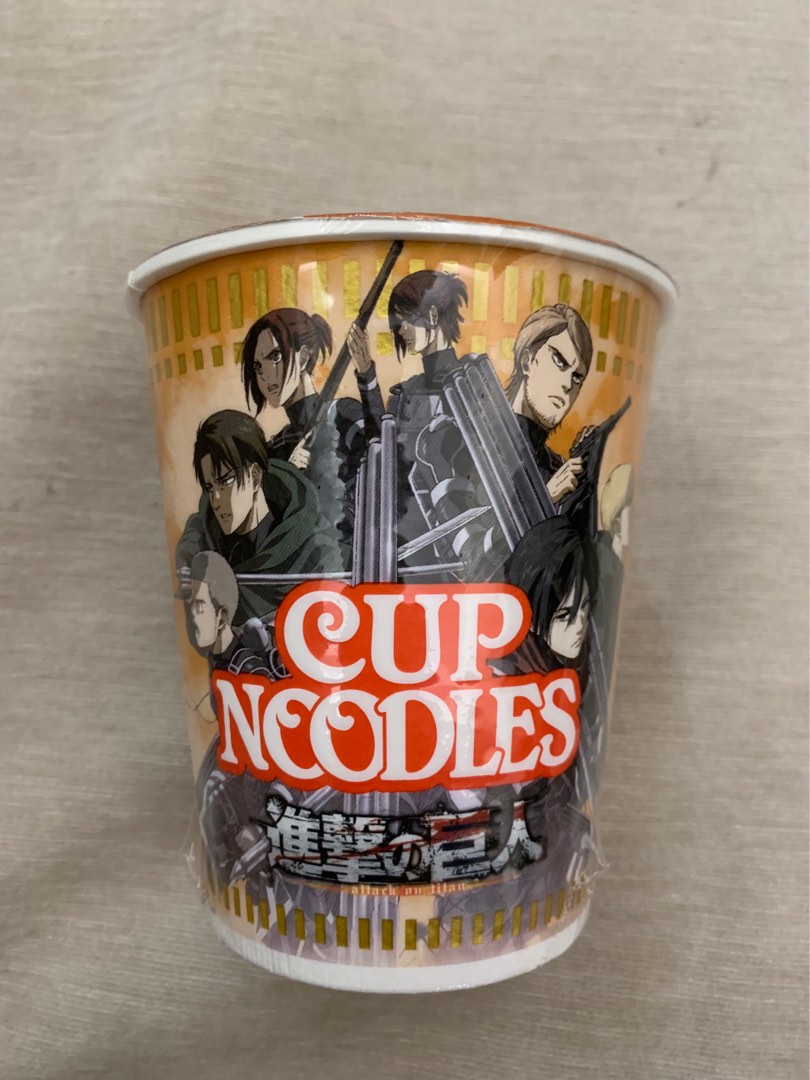 Nissin Attack on Titan Cup Noodle, Hobbies & Toys, Memorabilia ...