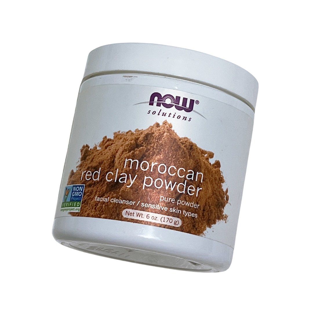 Now Moroccan Red Clay 170g, Beauty & Personal Care, Face, Face Care on Carousell