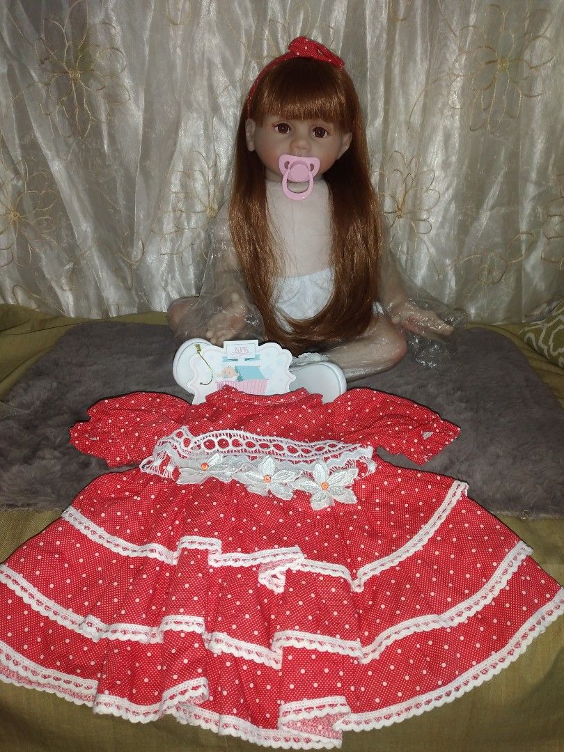 NPK Silicone Reborn Baby Doll Toy 60cm, Hobbies & Toys, Toys & Games on Carousell