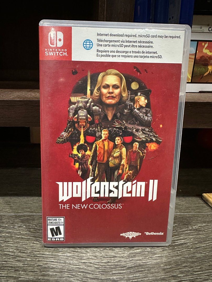 NSW Nintendo Switch Wolfenstein II The New Colossus on Carousell