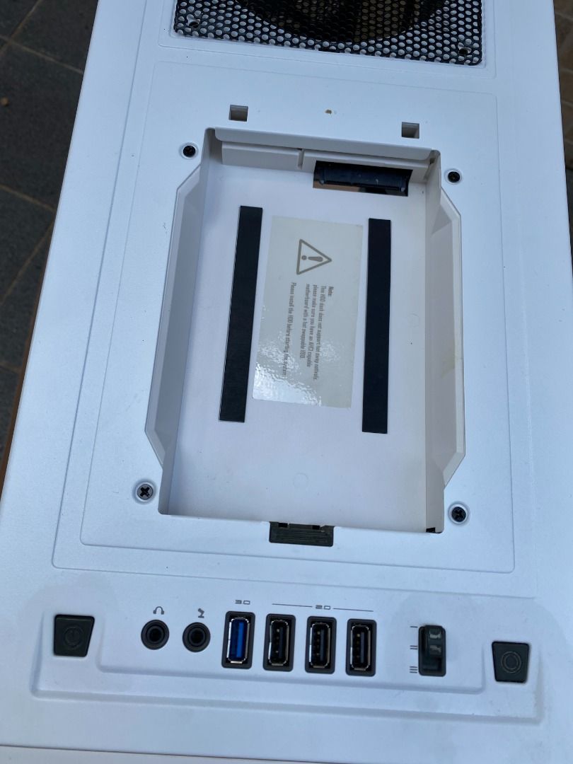 nzxt white case mid tower pc case, Computers & Tech, Parts ...