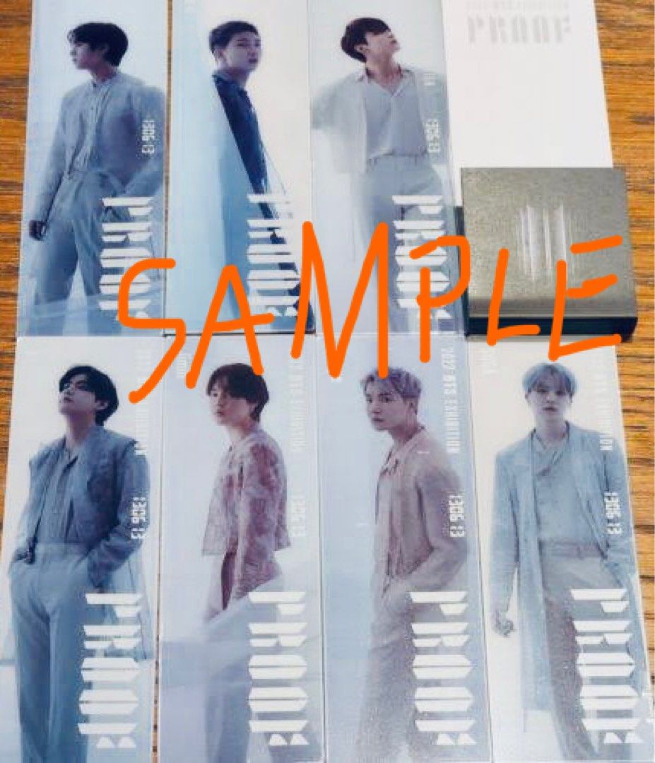 [OFFICIAL] Hybe Insight BTS Proof Exhibition Set - PHOTO BOOKMARK SET ...