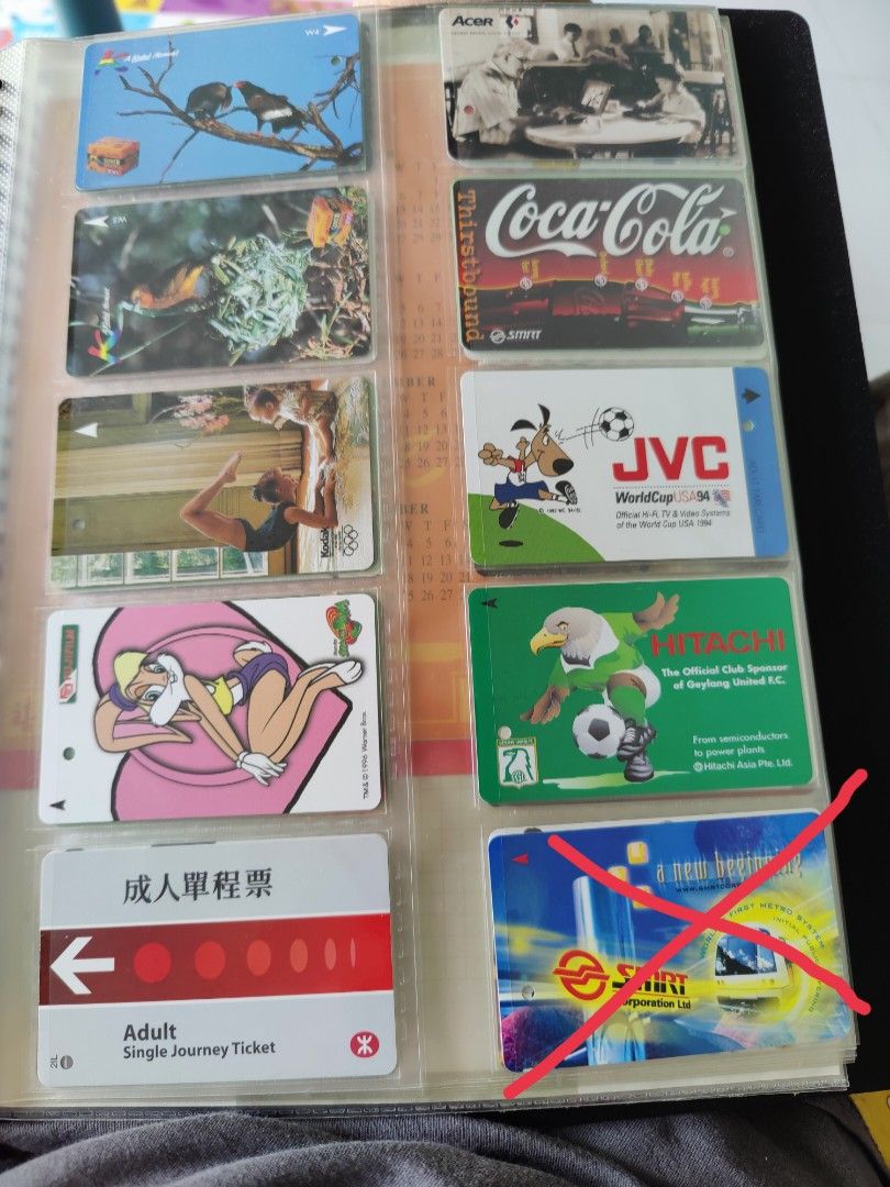 Old school MRT fare cards, Hobbies & Toys, Memorabilia & Collectibles ...