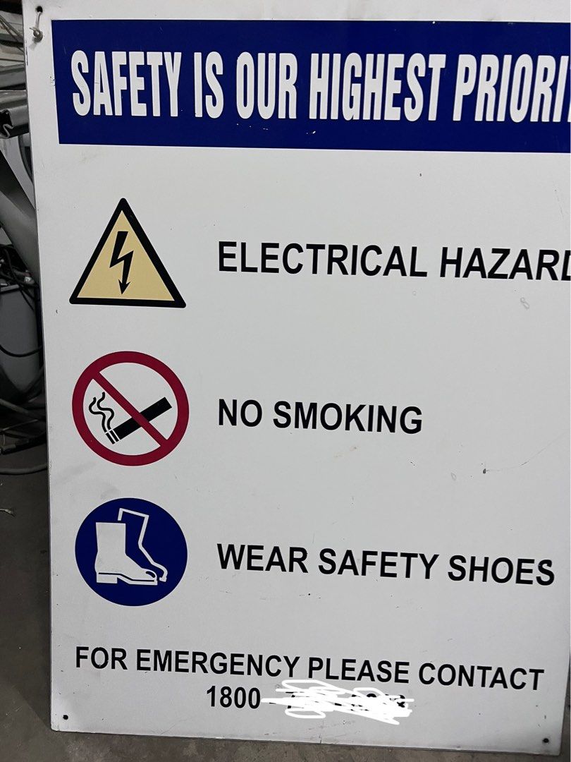 Old Warning Sign, Hobbies & Toys, Memorabilia & Collectibles, Vintage ...