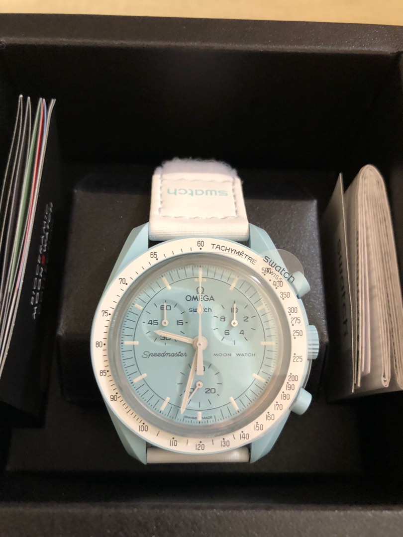 Omega Swatch Uranus, Women's Fashion, Watches & Accessories, Watches on ...