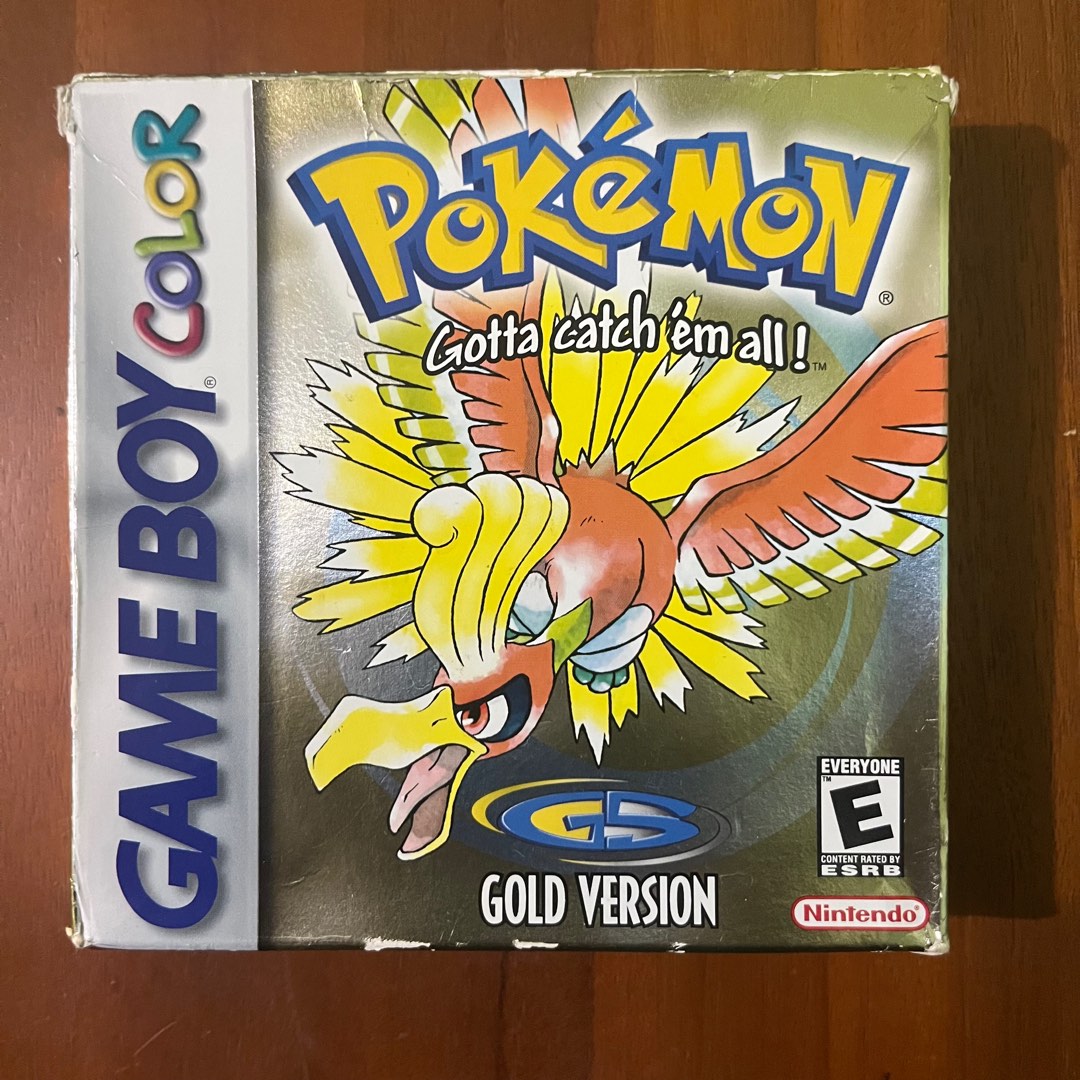Original Nintendo Gameboy Color Gold Version, Video Gaming, Video Games ...