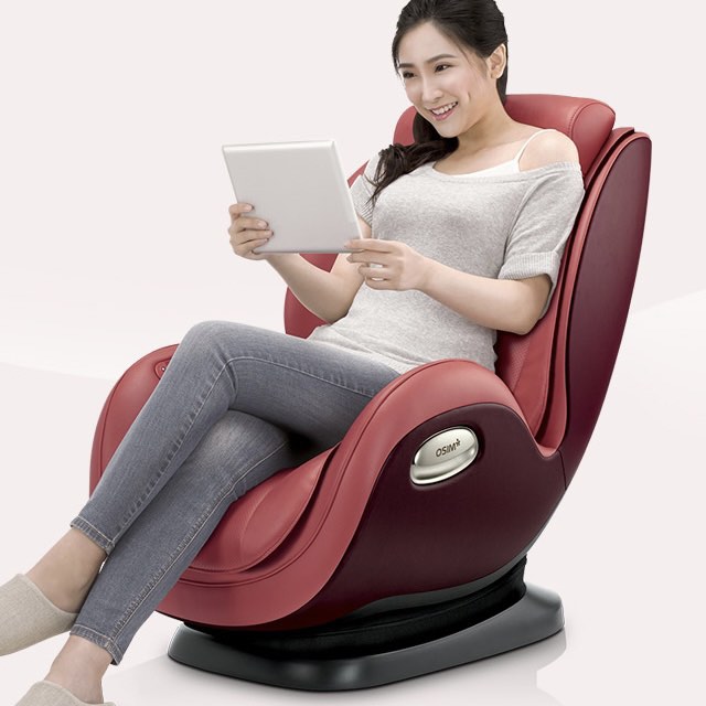 OSIM uDivine Mini Massage Sofa (Red), Health & Nutrition, Massage ...
