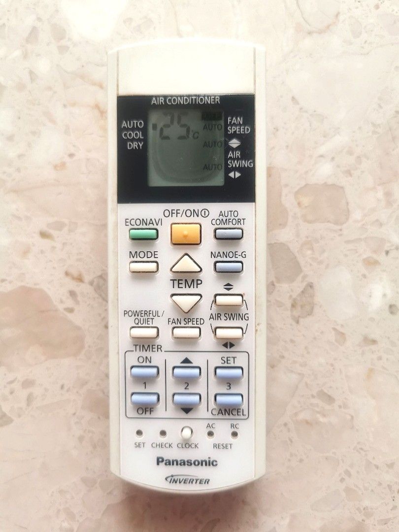 Panasonic Air Con Remote Controller, TV & Home Appliances, Air ...