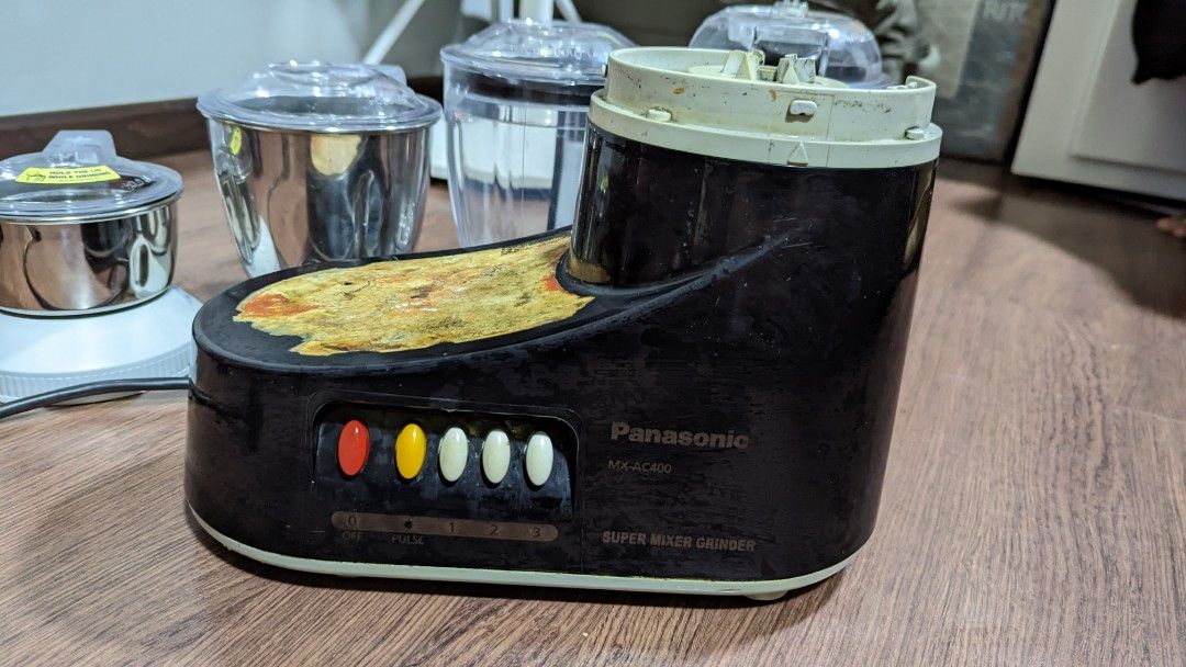 Panasonic Mixer Grinder (Mixie) MX-AC400, TV & Home Appliances, Kitchen ...