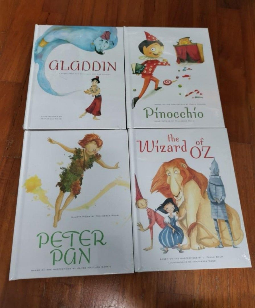 Peter pan, Aladdin, wizard of ox and Pinocchio, Hobbies & Toys, Books ...