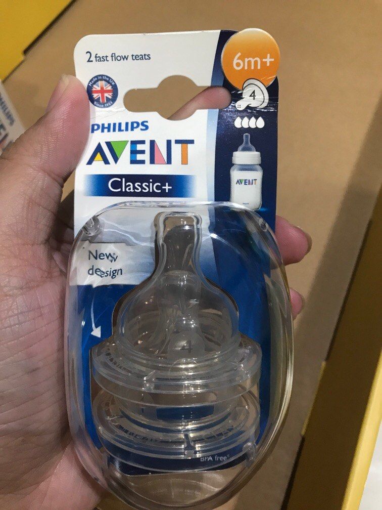 Philips Avent 6m fast flow teats, Babies & Kids, Nursing & Feeding ...