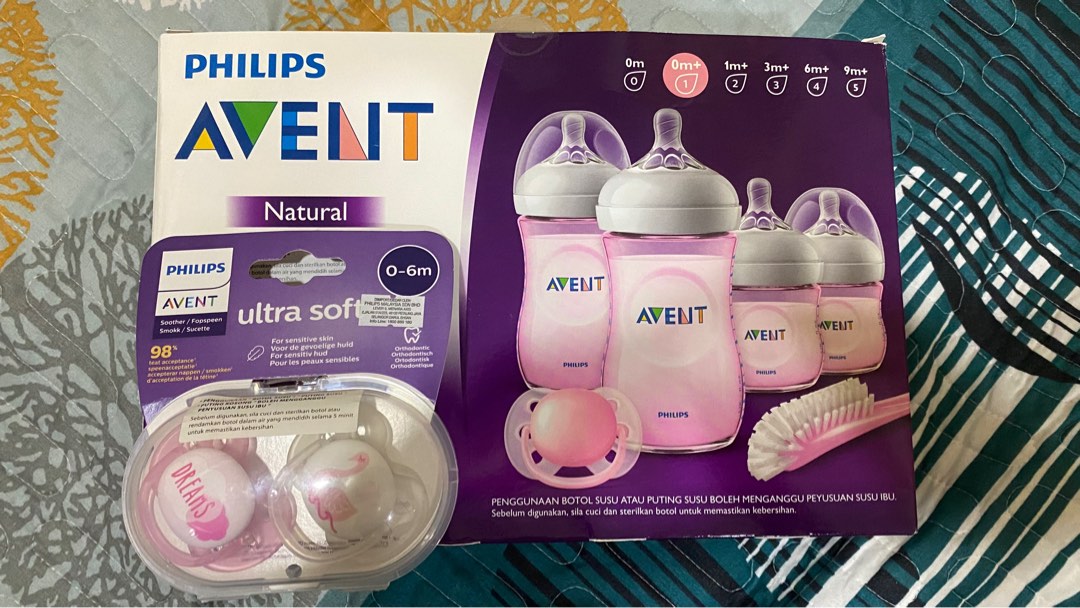 PHILIPS AVENT BOTTLE SET & PACIFIER, Babies & Kids, Nursing & Feeding ...