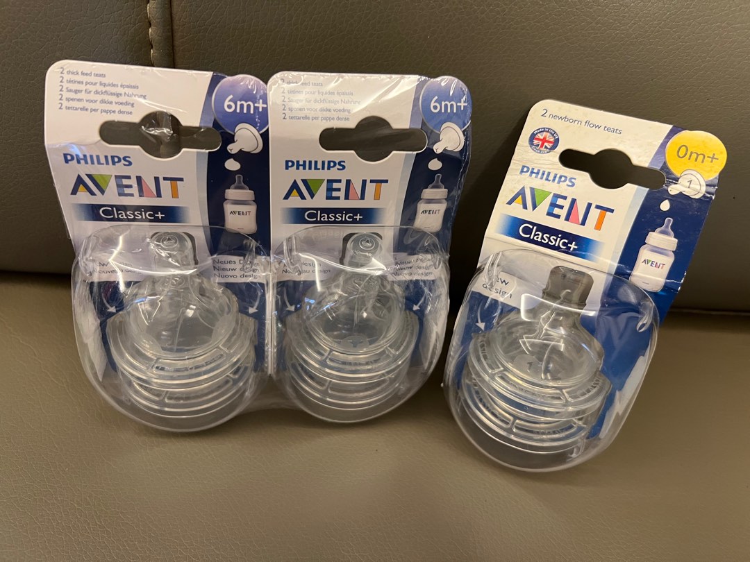 Philips Avent Teats (classic +), Babies & Kids, Nursing & Feeding ...