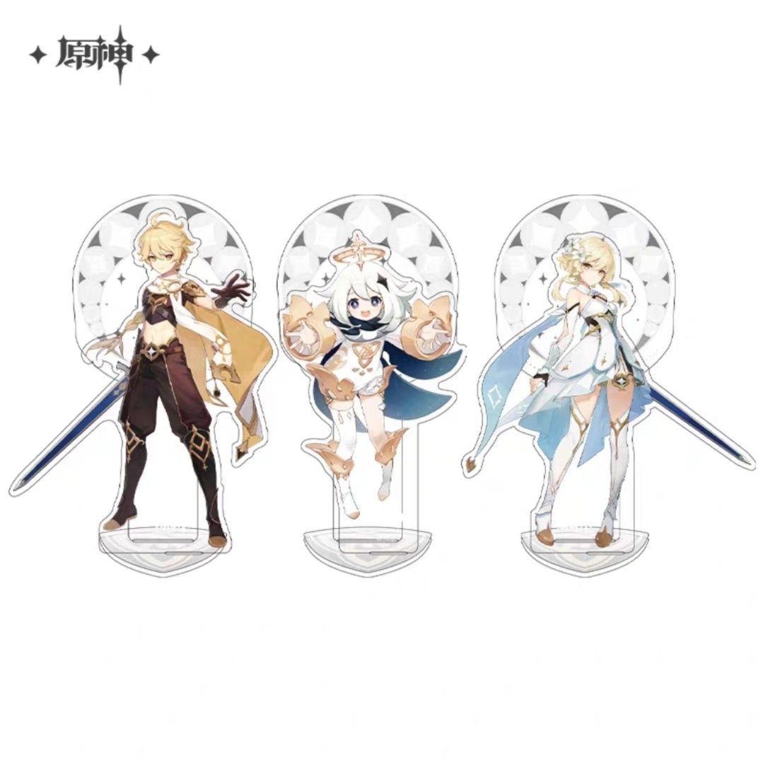 [PO] Official genshin impact standees, Hobbies & Toys, Memorabilia ...