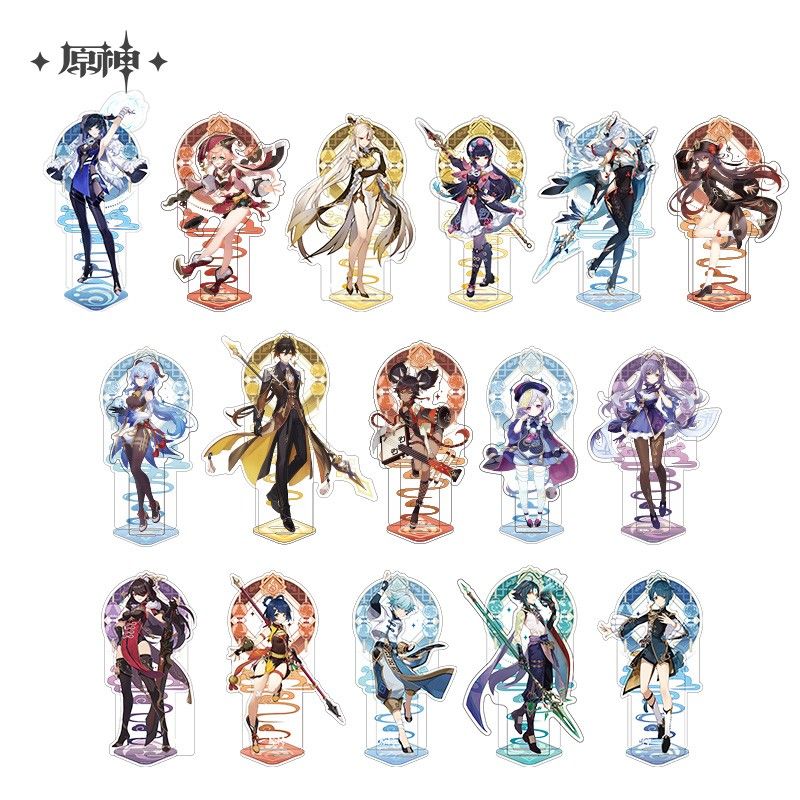 [PO] Official genshin impact standees, Hobbies & Toys, Memorabilia ...