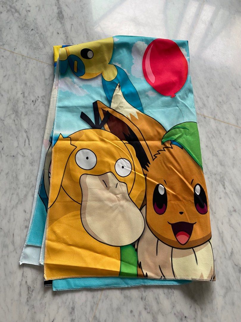Pokemon theme happy birthday party backdrop sign bunter paper carrier ...