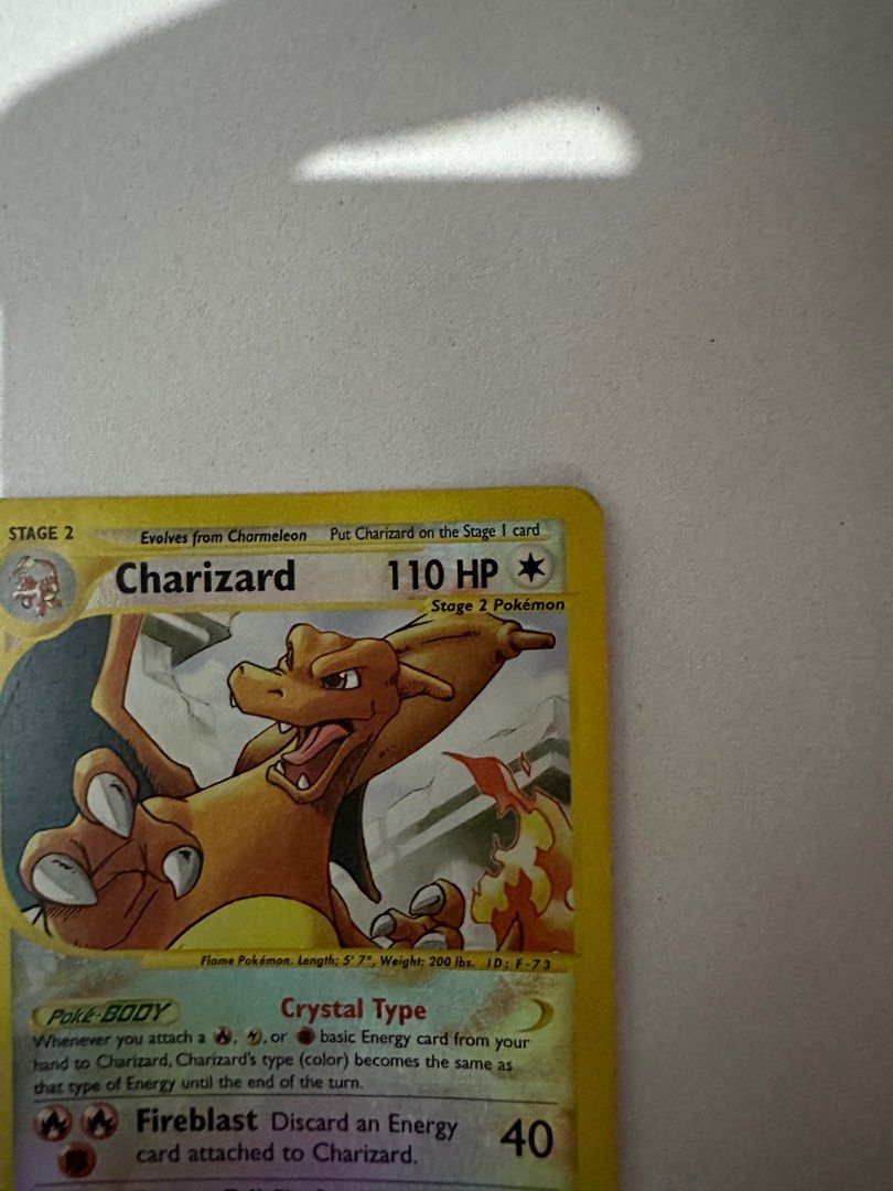 Pokémon card - Skyridge Crystal Charizard, Hobbies & Toys, Toys & Games ...