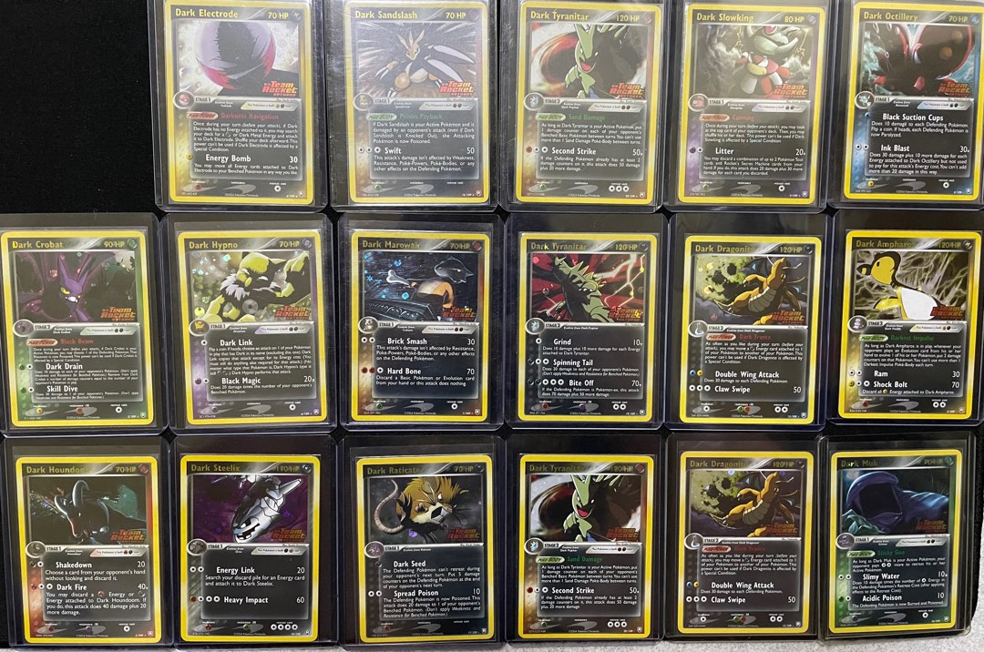 Pokémon TCG STAMPED EX Team Rocket Returns RARE. Dark Dragonite. Dark ...