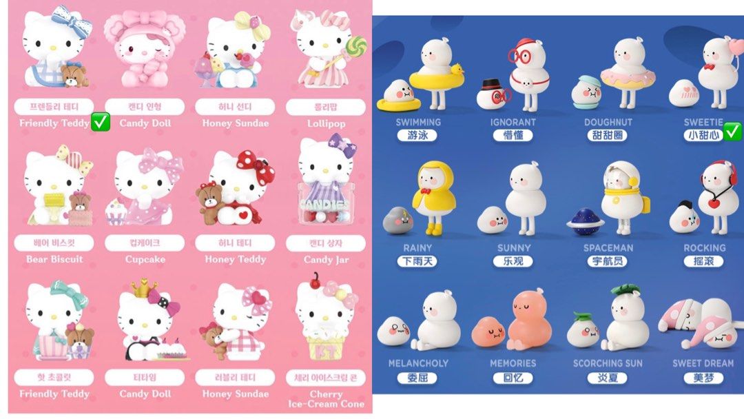 INS POPMART Hello Kitty Bobo Coco Blind Box, Hobbies & Toys, Toys ...