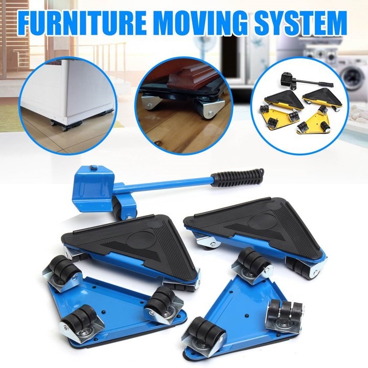Portable Furniture Lifter Mover Set with Wheels, Furniture & Home ...
