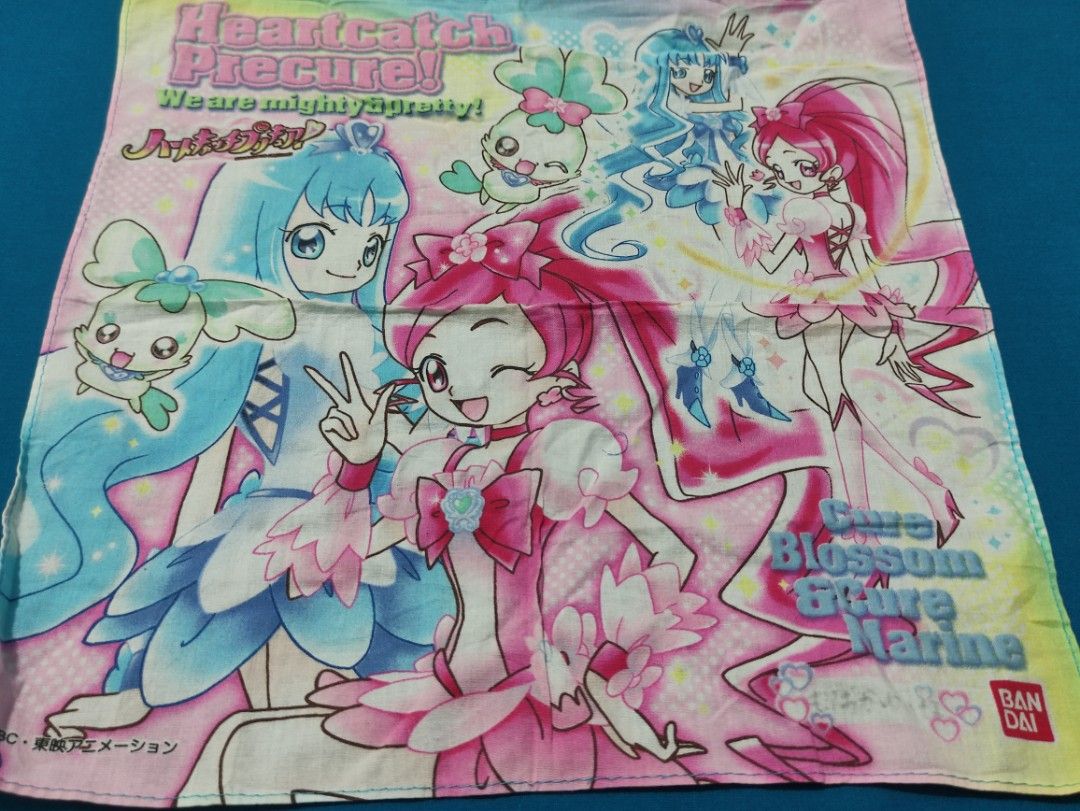 Precure Heartcatch Girls Kids Bandai Handkerchief Hanky Panyo, Hobbies & Toys, Toys & Games on ...