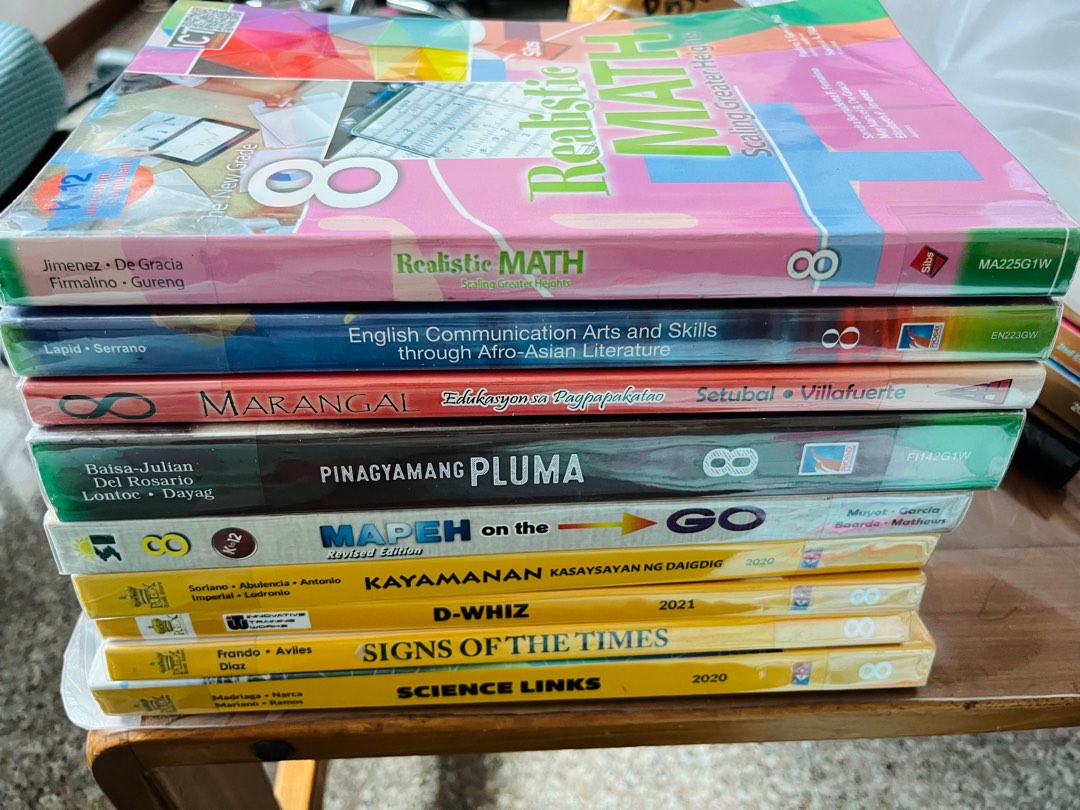 Preloved Grade 8 Textbooks, Hobbies & Toys, Books & Magazines, Textbooks on Carousell