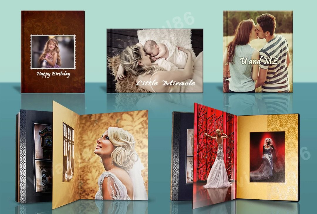 Premium , Elegant, Minimalist, Modern Photo album design for wedding, anniversary, corporate ...