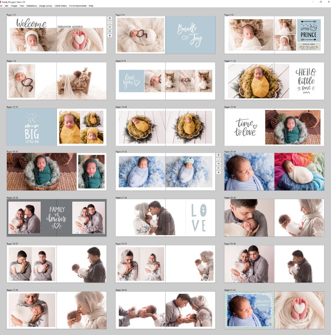 Premium , Elegant, Minimalist, Modern Photo album design for wedding ...