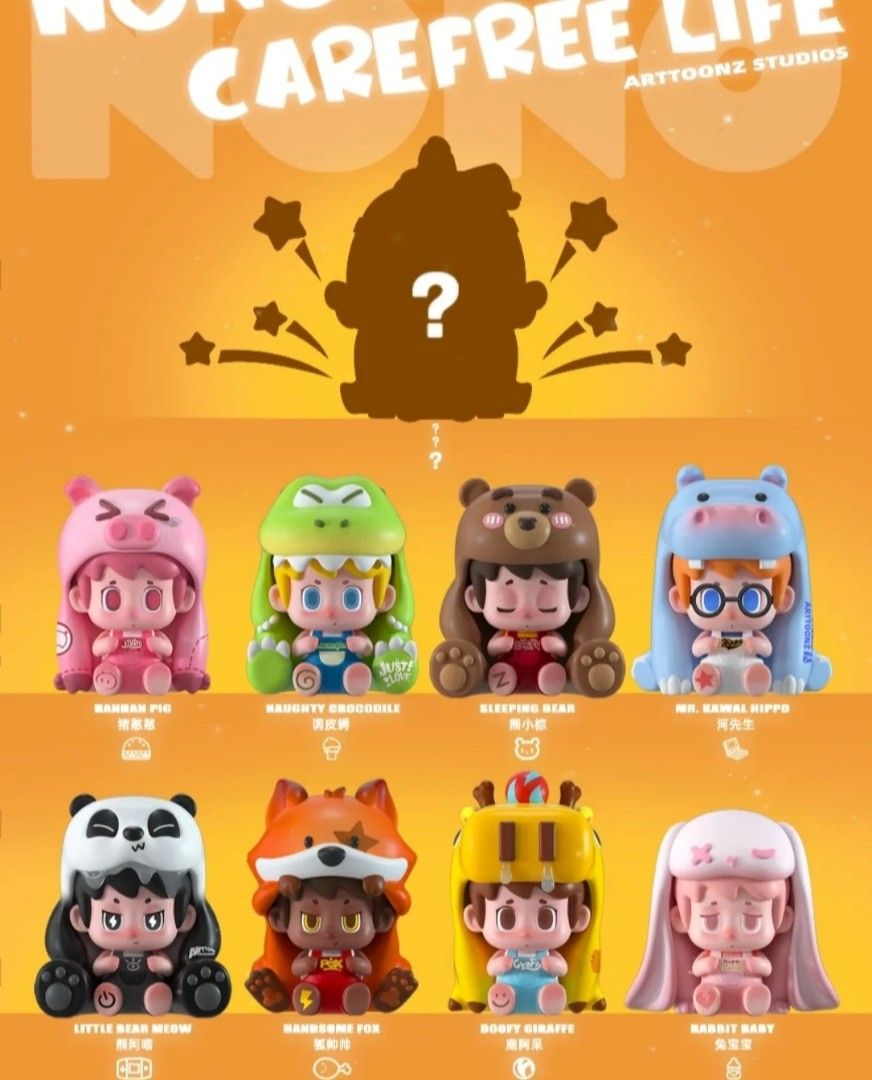 Preorder: TOYSCOMIC Nono's Carefree Life Blind Box, Hobbies & Toys ...