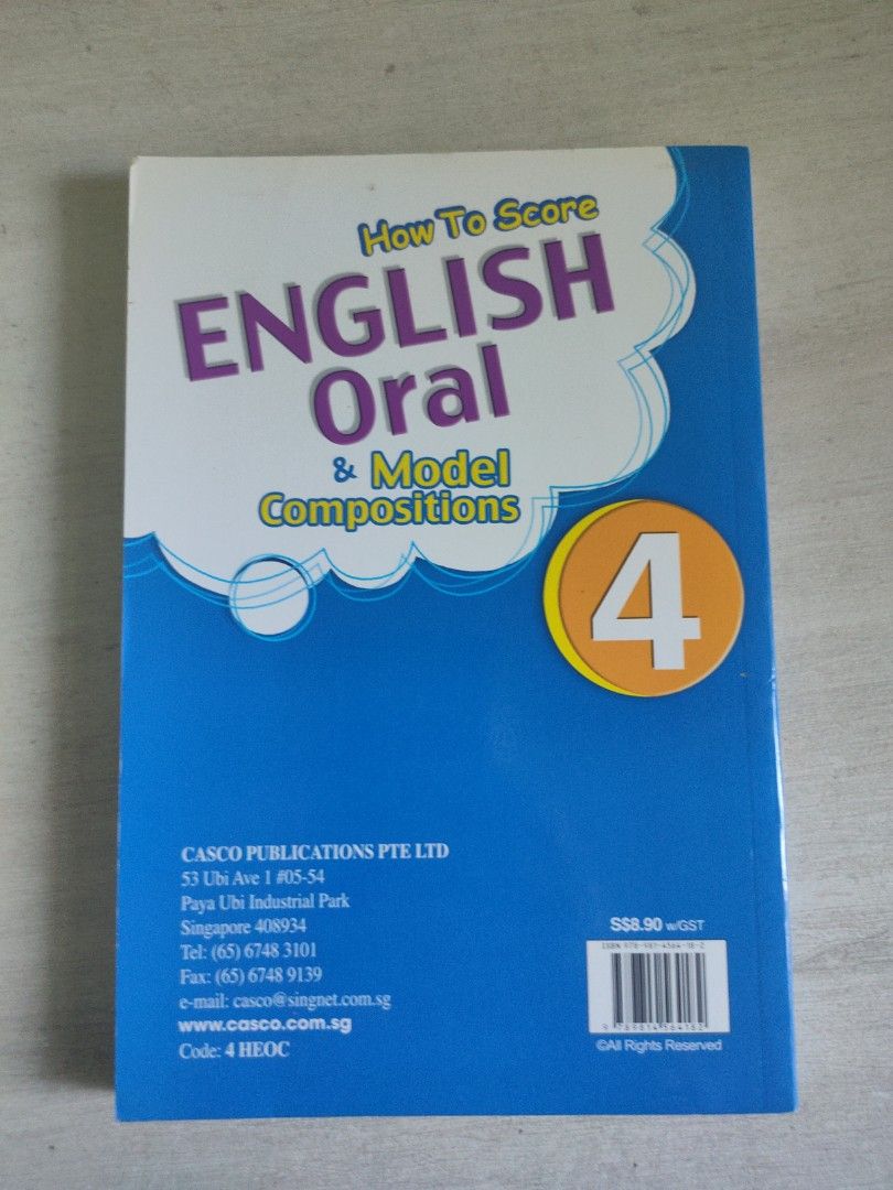 Primary 4 model compo, Hobbies & Toys, Stationery & Craft, Stationery ...