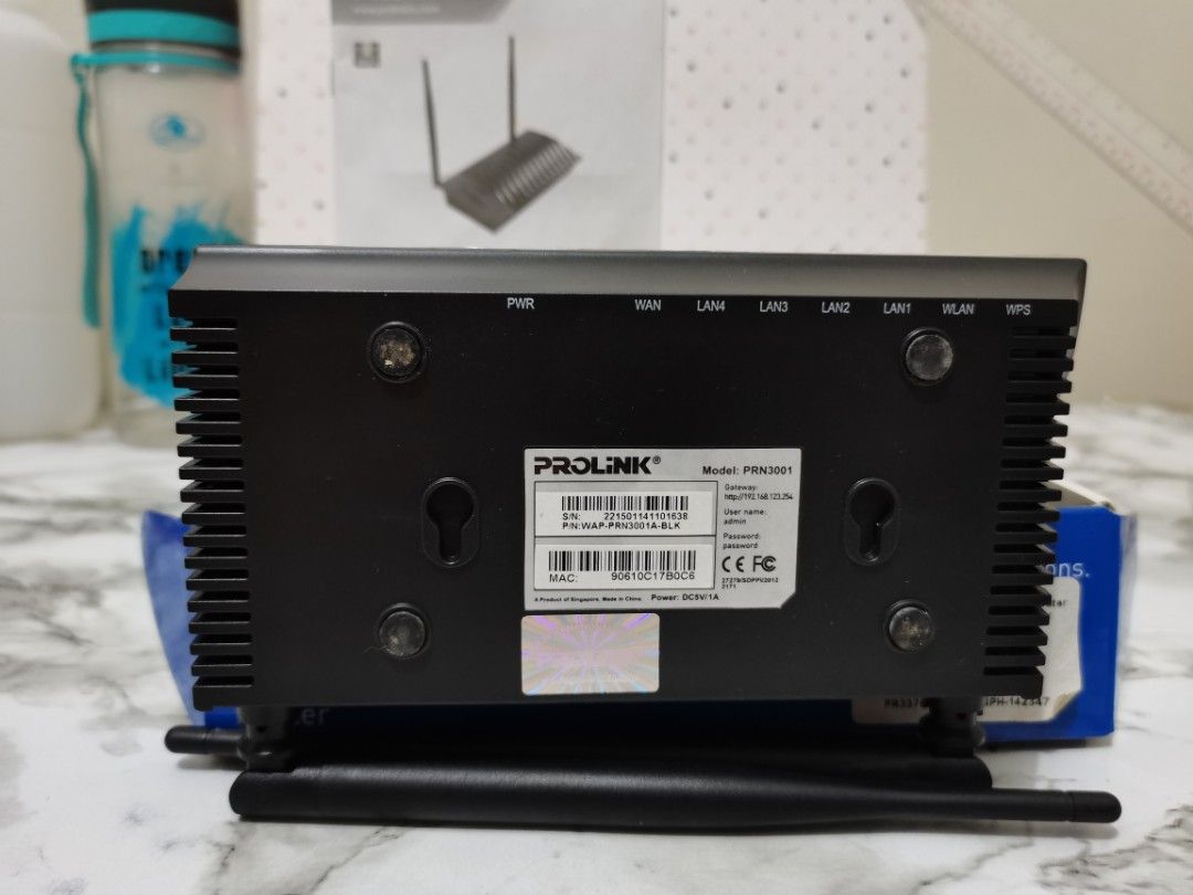 Prolink Wireless Router 300Mbps, Mobile Phones & Gadgets, Other Gadgets ...