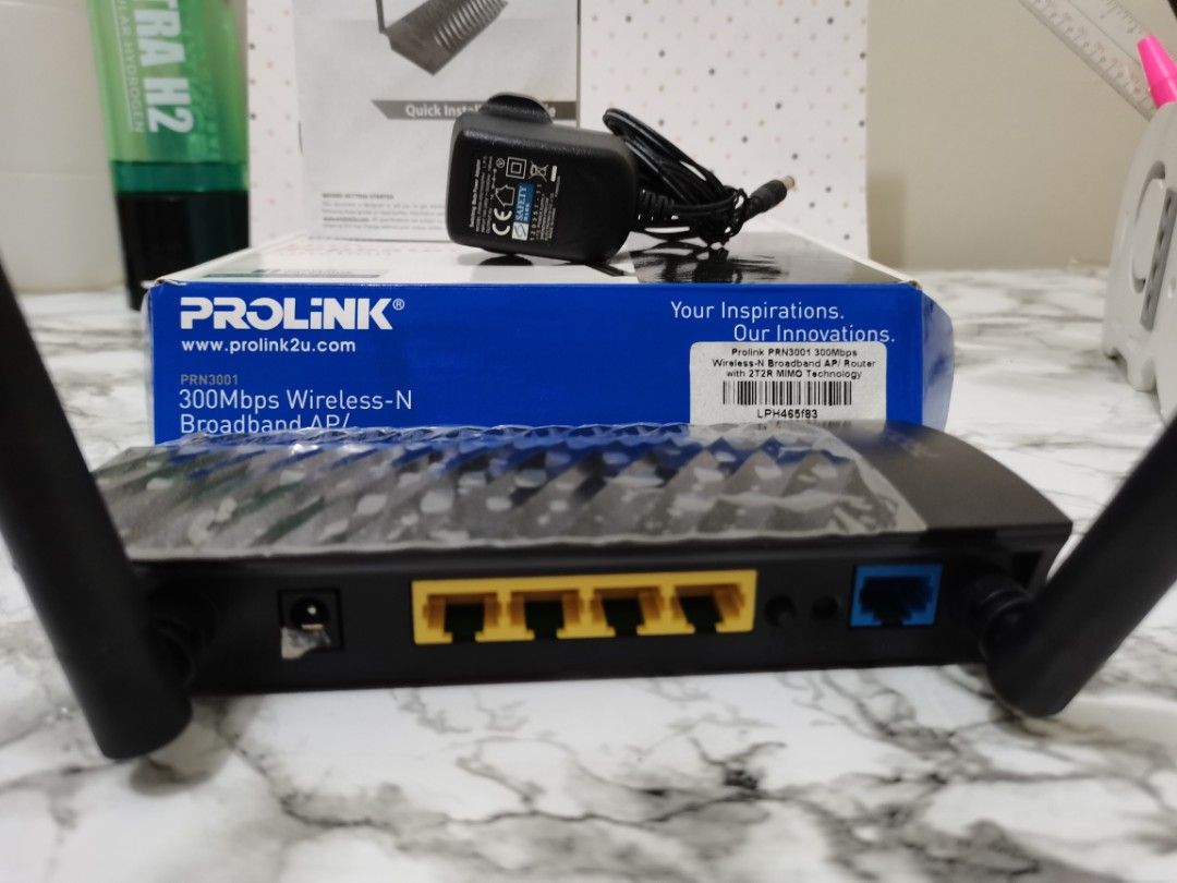 Prolink Wireless Router 300Mbps, Mobile Phones & Gadgets, Other Gadgets ...