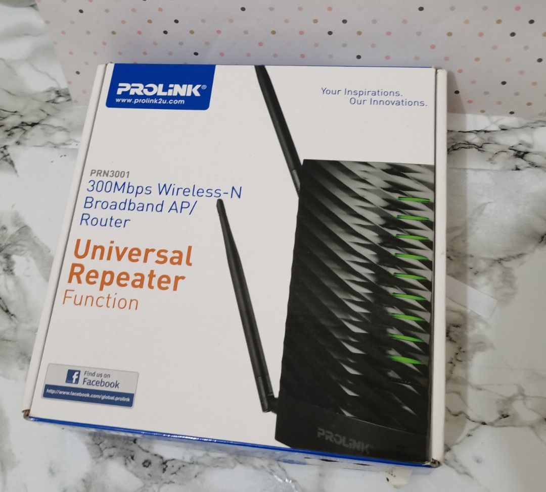 Prolink Wireless Router 300Mbps, Mobile Phones & Gadgets, Other Gadgets ...
