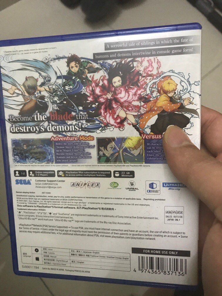 PS5 Demon Slayer the hinokami chronicles, Video Gaming, Video Games ...