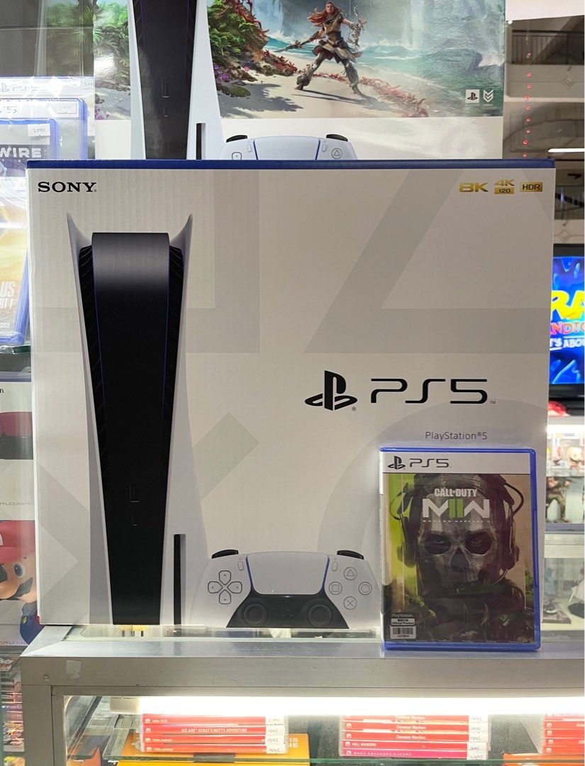 PS5 Disc Version with Call of Duty Modern Warfare II, Video Gaming ...