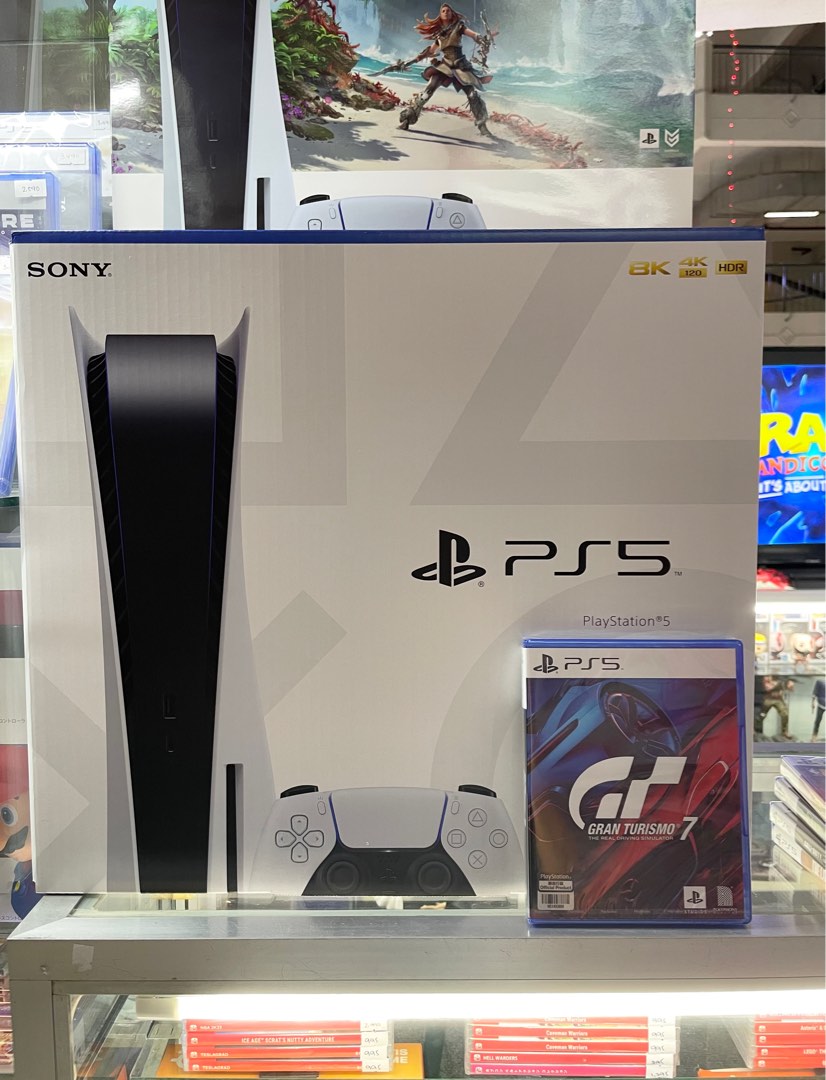 PS5 Disc Version with Gran turismo 7, Video Gaming, Video Game Consoles ...