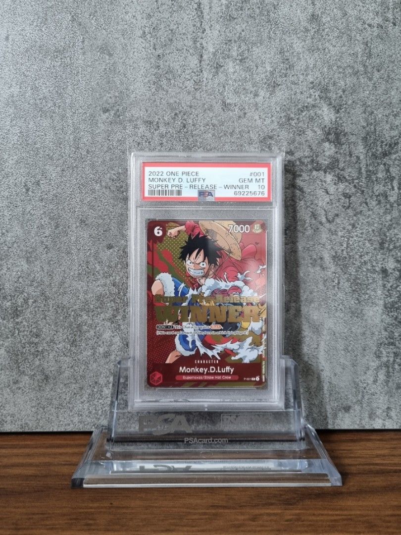 PSA Luffy Super Pre Release Winner One Piece Tcg, Hobbies & Toys, Toys & Games on Carousell