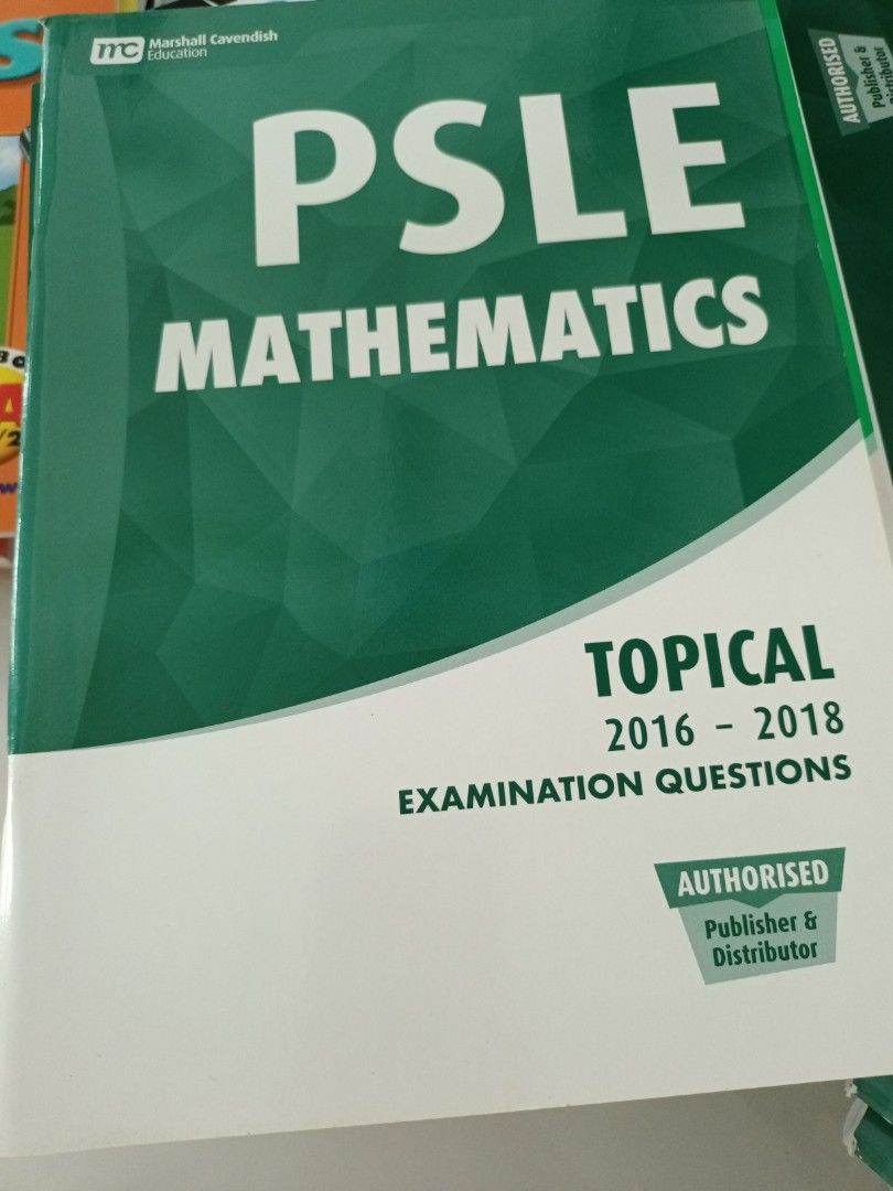 PSLE Math Paper 2016 to 2018 Past Year, Hobbies & Toys, Books ...