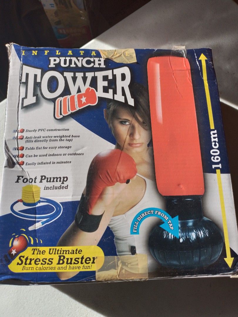 Punch tower/Stress buster, Hobbies & Toys, Toys & Games on Carousell