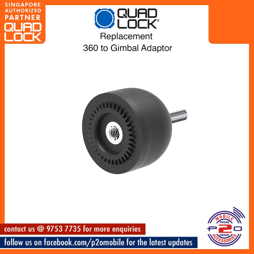 Quad Lock Replacement - 360 to Gimbal Adaptor, Mobile Phones & Gadgets ...