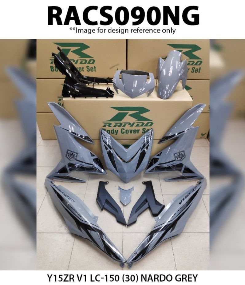 Rapido Cover Set Coverset Sniper150 V1 / Y15 V1 / MX KING V1 / Exciter ...