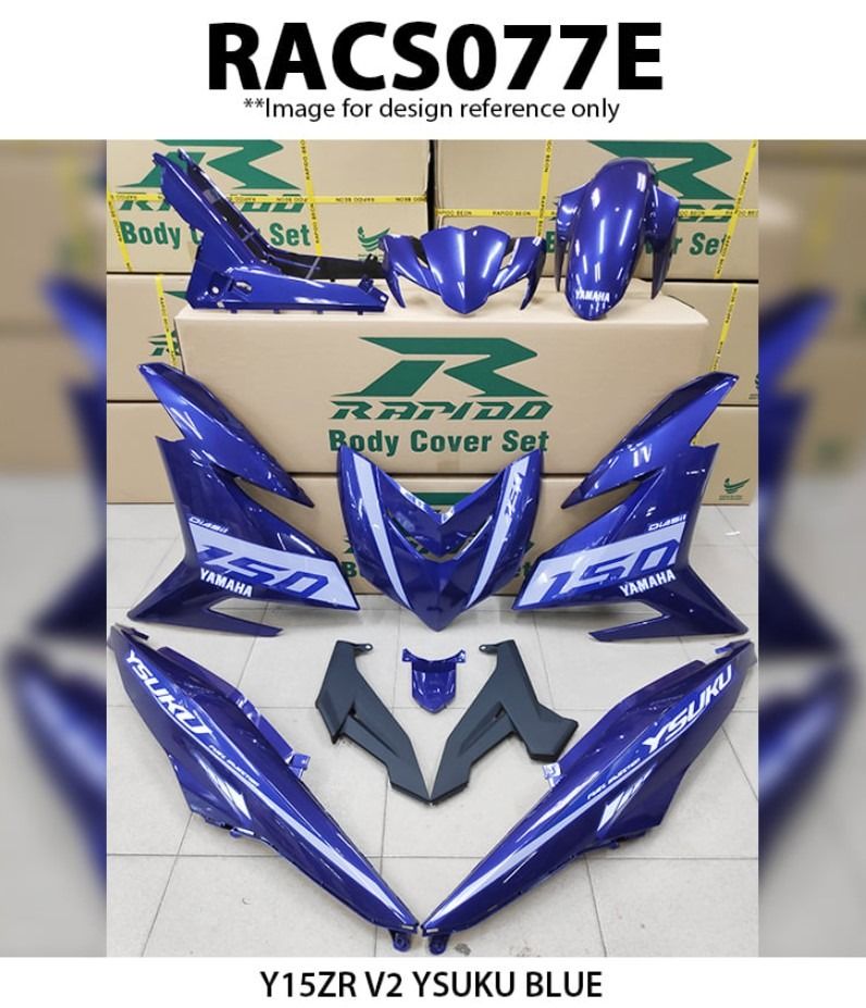 Rapido Cover Set Coverset Sniper150 V2 / Y15 V2 / MX KING V2 / Exciter ...