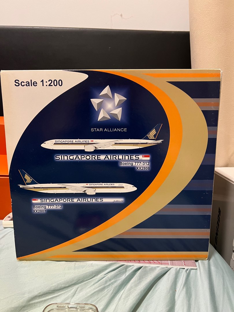 (Last Piece)Rare 1/200 Flightline 200 Singapore Airlines 777-300 9V-SYF ...