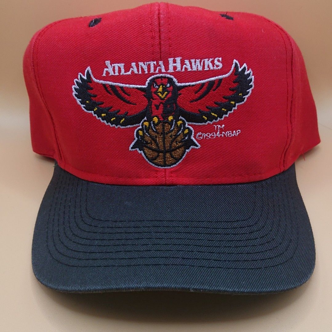 RARE Authentic Vintage Logo 7 1994 OG Logo Atlanta Hawks NBA Snapback ...